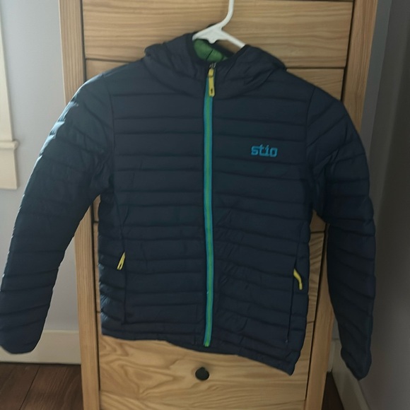 Stio | Jackets & Coats | Stio Kids Jacket With Hood Size 8 Blue | Poshmark